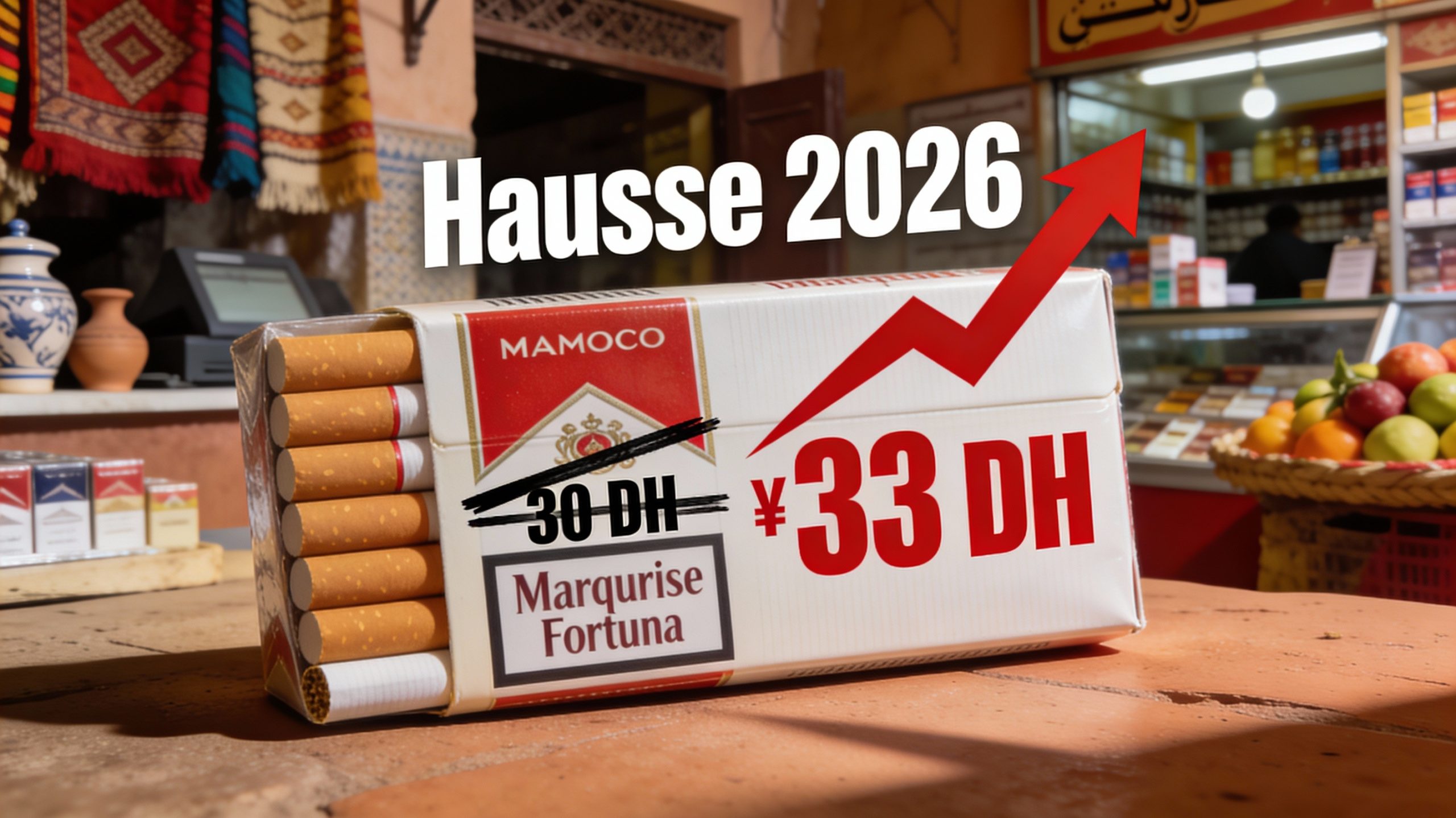 Maroc : coup dur pour les fumeurs en 2026, les prix des cigarettes ...